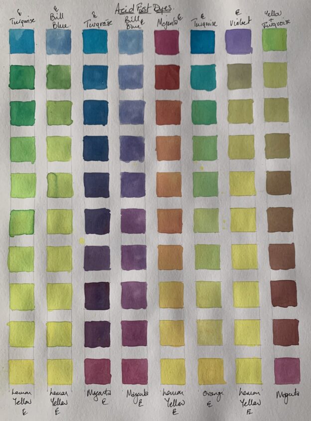 Fun With Colour – Dartmoor Dyeing – Felting and Fiber Studio