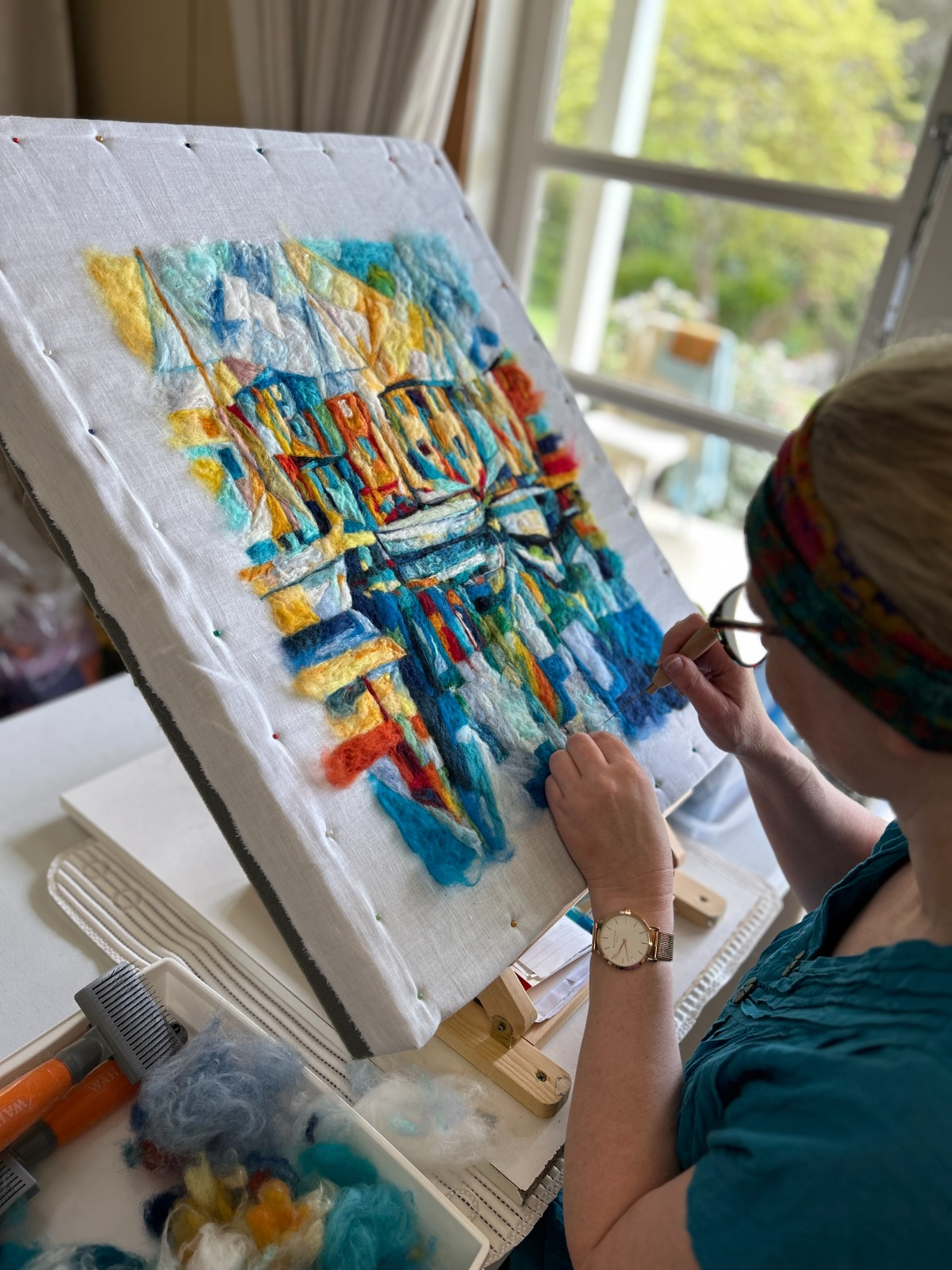 wet felting | Teri Berry Textiles